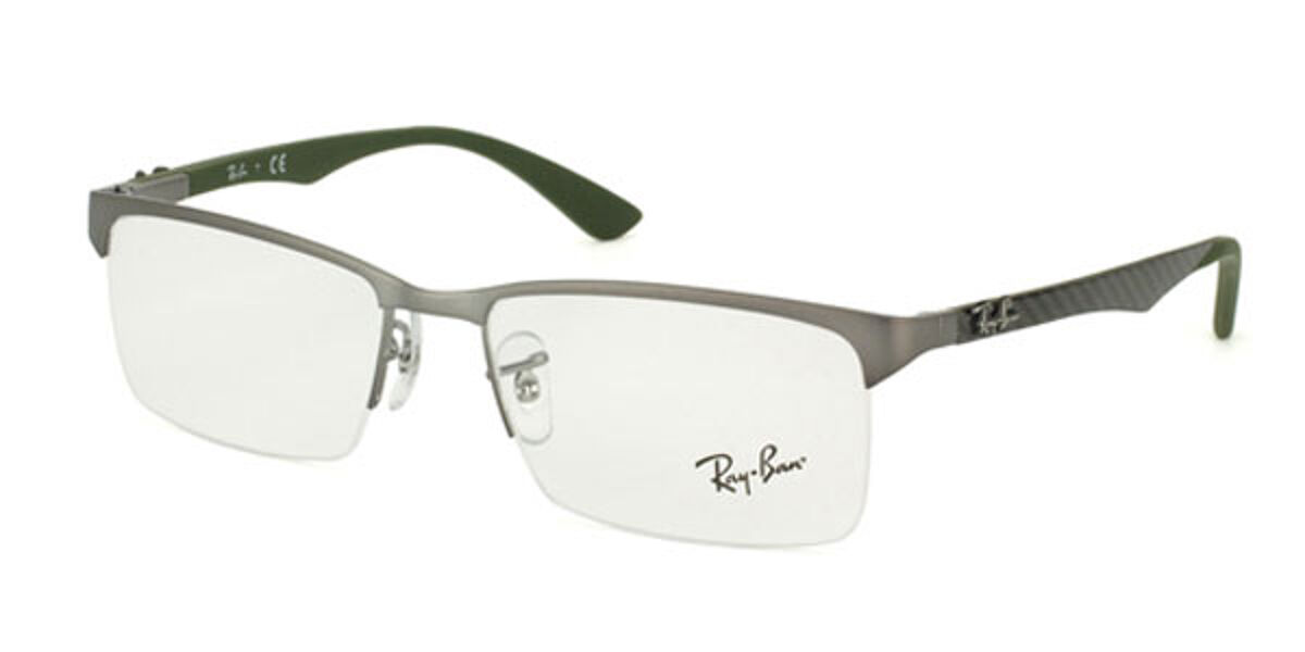 Ray-Ban Tech RX8411 Carbon Fibre 2509 Eyeglasses in Shiny Black ...