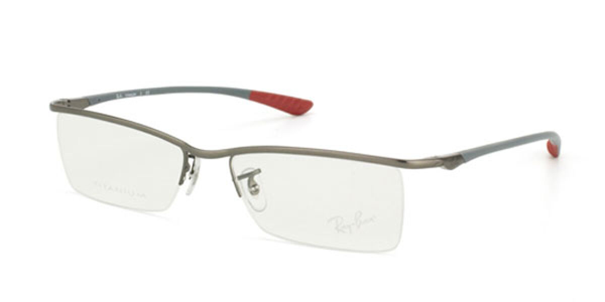 Ray-Ban Tech RX8706 Titanium 1073 Eyeglasses in Matte Ruthenium ...