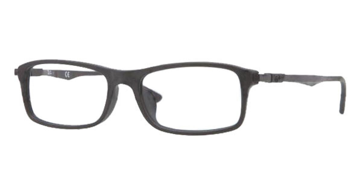 Ray-Ban RX7017F Active Lifestyle Asian Fit 2477 Glasses Black ...