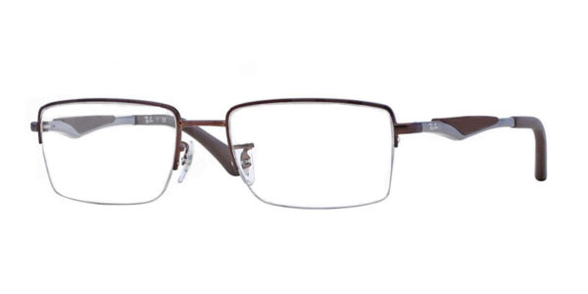 Ray-Ban RX6285 Active Lifestyle 2758 Eyeglasses in Dark Matte Brown ...