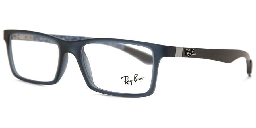 Ray-Ban RX8901 Carbon Fibre 5262 Glasses Demi Gloss Blue | VisionDirect ...