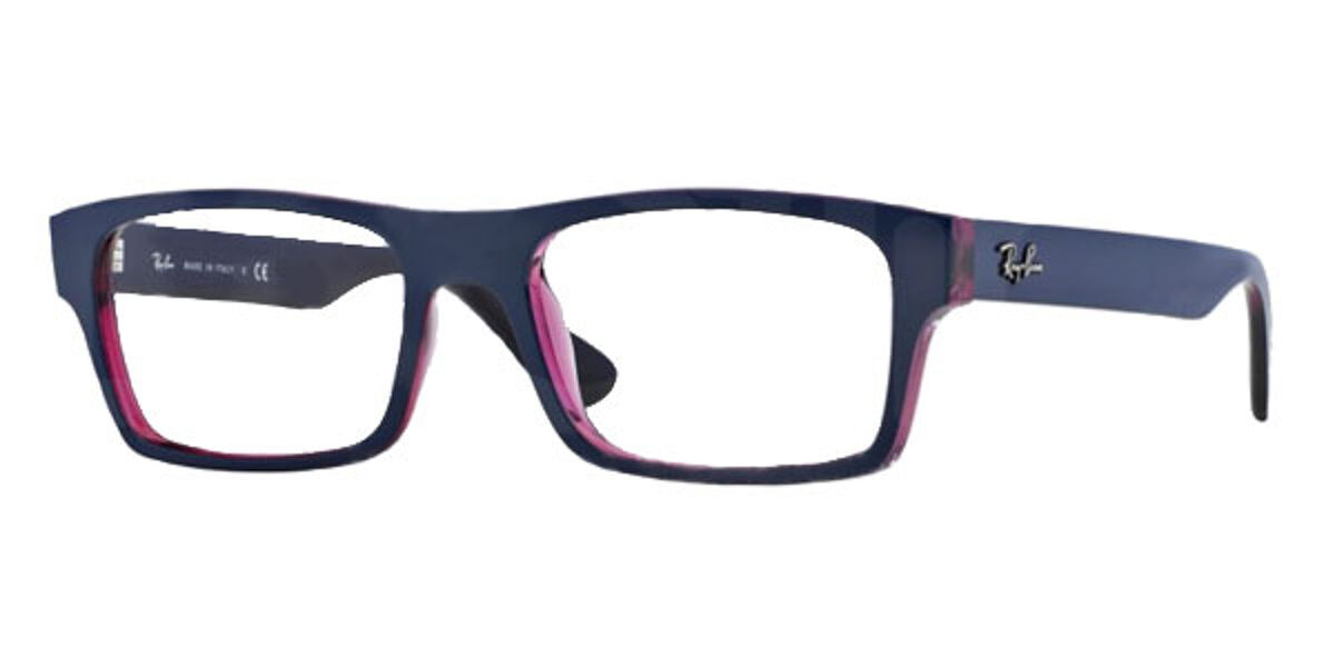 Ray-Ban RX7030 Highstreet 5398 Glasses Top Blue On Transparent Violet ...