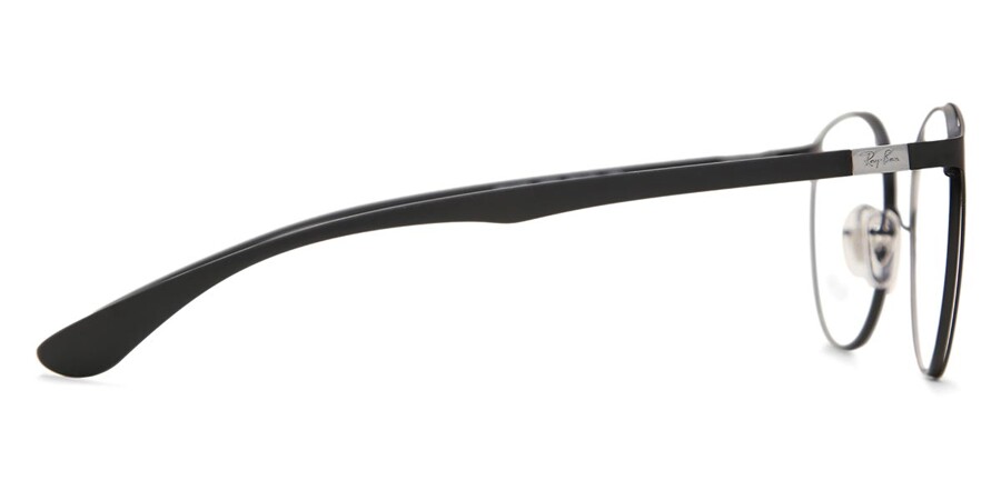 Ray-Ban RX6355 Liteforce 2503 Oval Matte Black Eyeglasses ...