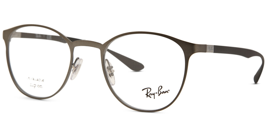Ray-Ban RX6355 Liteforce 2620 Oval Matte Gunmetal Eyeglasses | Vision ...