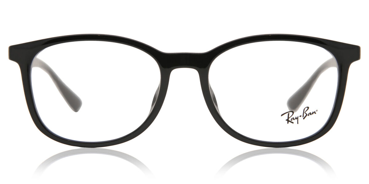 Ray-Ban RX7093D Asian Fit 2000 Eyeglasses in Shiny Black ...