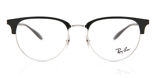 Ray-Ban RX6396 3131 Glasses Transparent Red Silver | VisionDirect Australia