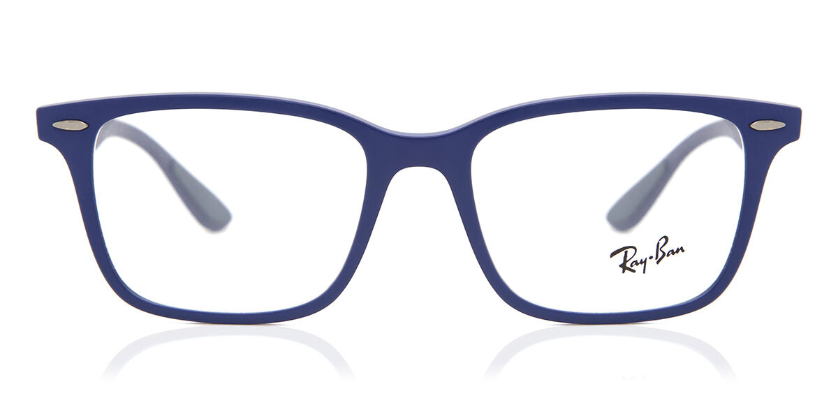 Ray-Ban RX7144 8087 Glasses Sand Dark Blue | VisionDirect Australia