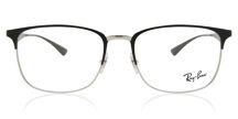 Ray-Ban RX6421 3004 Eyeglasses in Silver On Top Grey | SmartBuyGlasses USA