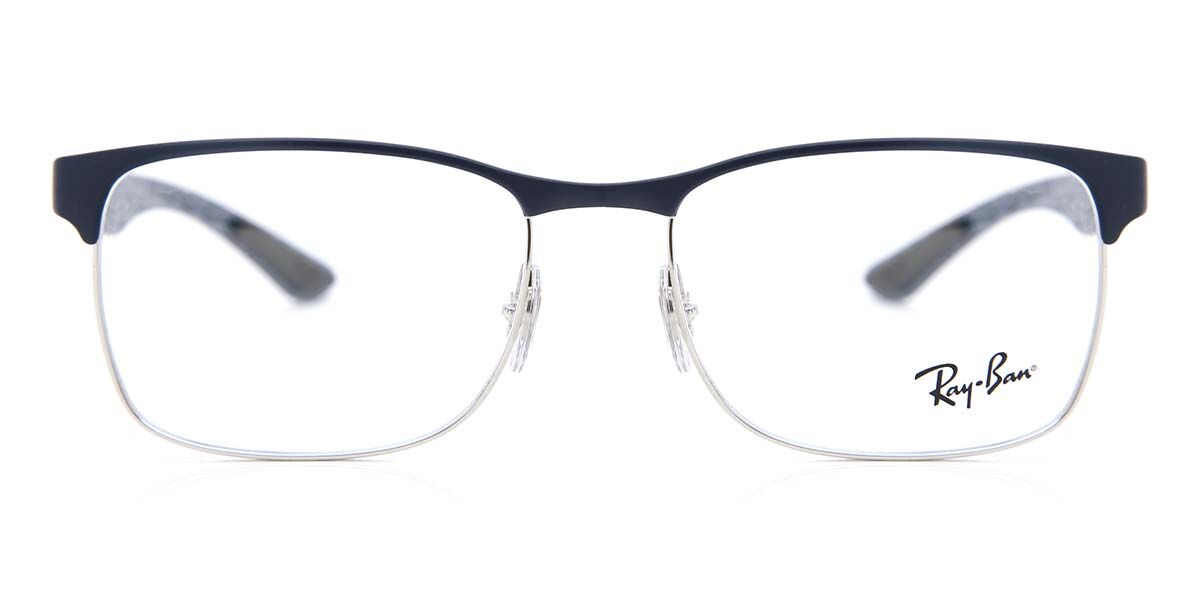 Ray-Ban RX8416 3016 Glasses Silver On Top Matte Blue | VisionDirect ...