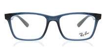 Ray-Ban RX7025 5719 Eyeglasses in Transparent Dark Blue ...