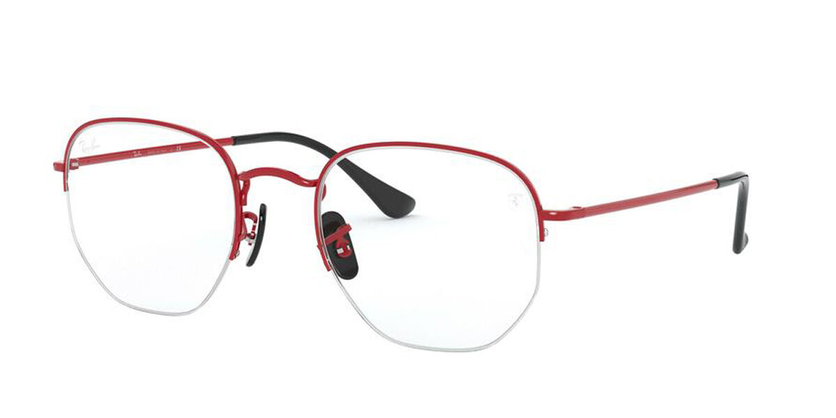 Ray-Ban RX6448M F047 Eyeglasses in Red | SmartBuyGlasses USA