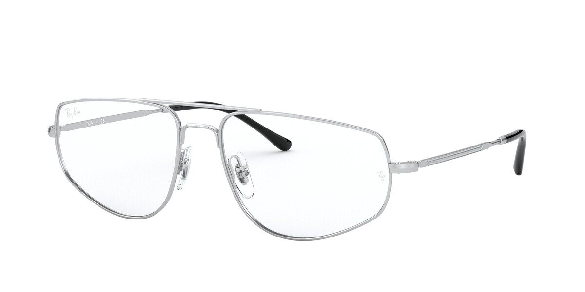 Ray-Ban RX6455 2501 Glasses Shiny Silver | SmartBuyGlasses UK