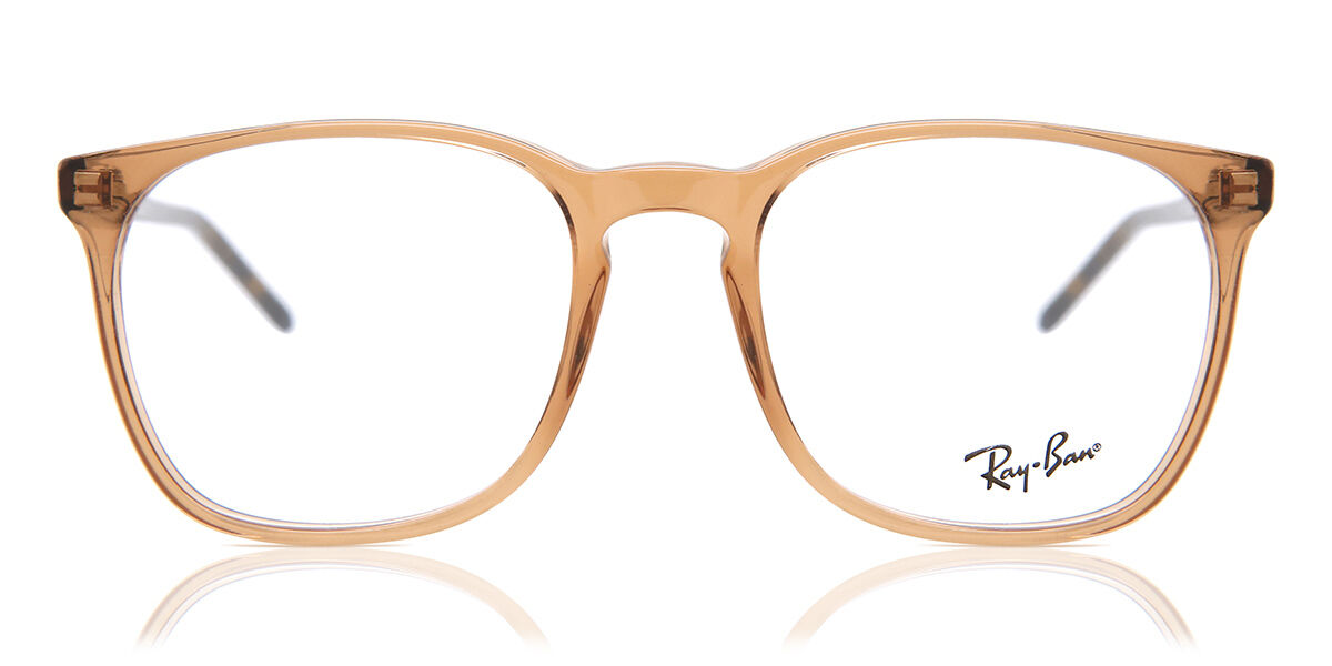 Ray-Ban RX5387 8093 Eyeglasses in Transparent Light Brown ...