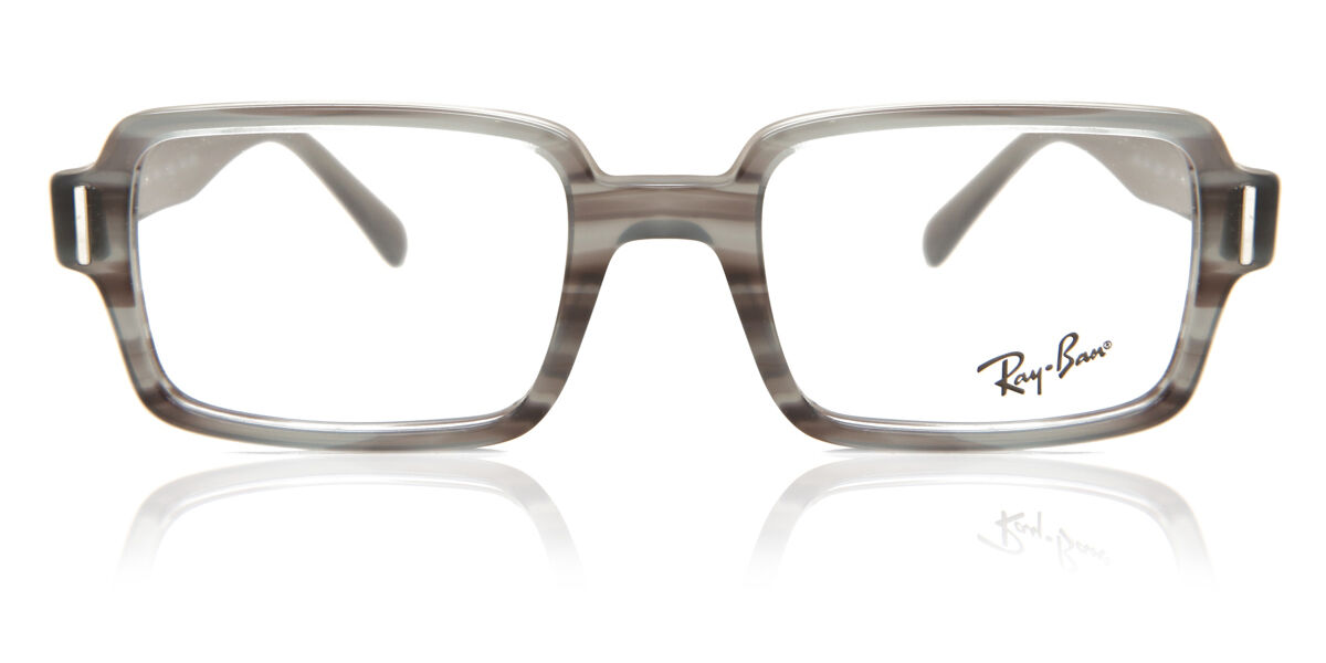 Ray-Ban RX5473 Benji 8055 Glasses Striped Grey | VisionDirect Australia