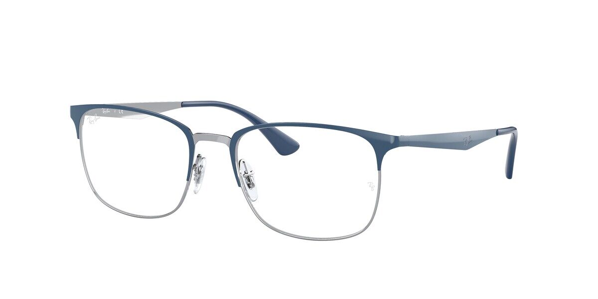 Ray-Ban RX6421 3101 Eyeglasses in Blue Silver | SmartBuyGlasses USA