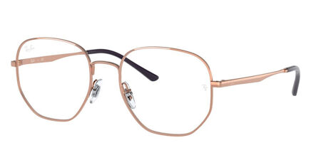 Buy Ray-Ban Rose-Gold Prescription Glasses | SmartBuyGlasses