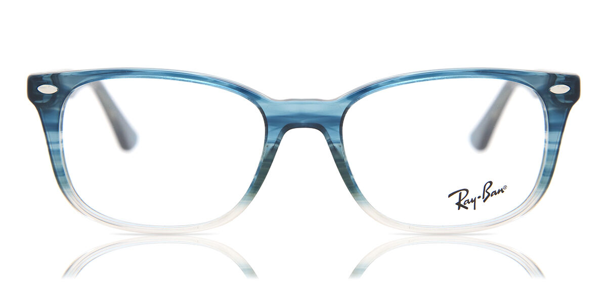 Ray-Ban RX5375 8146 Eyeglasses in Gradient Turquoise Havana ...