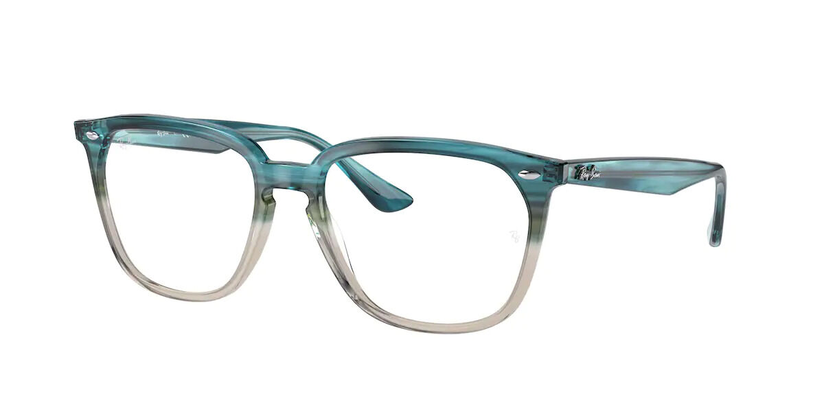 Ray-Ban RX4362V 8146 Eyeglasses in Gradient Turquoise Havana ...