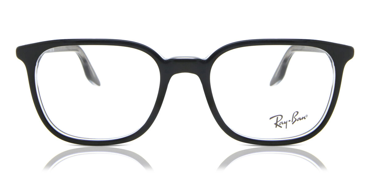 Ray-Ban RX5406 2034 Eyeglasses in Transparent Black | SmartBuyGlasses USA