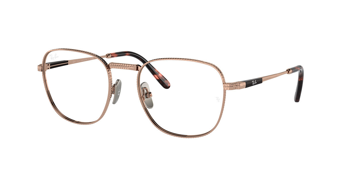 Ray-Ban RX8258V 1236 Glasses Rose Gold | VisionDirect Australia