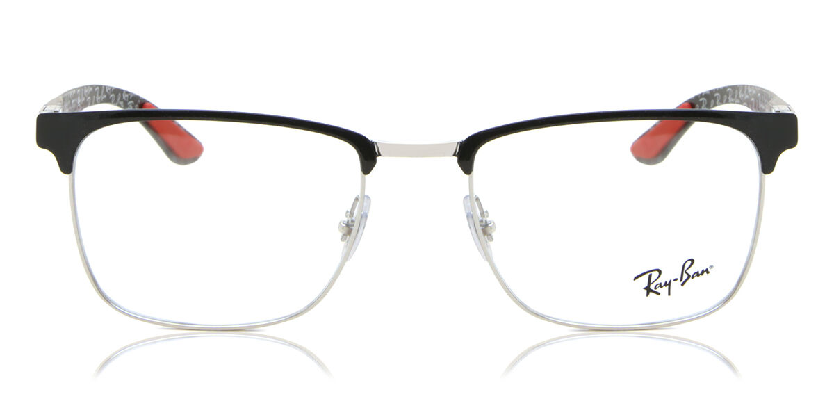 Ray-Ban RX8421 2861 Glasses Black Silver | SmartBuyGlasses UK