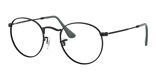 Ray-Ban RX3447V Round Metal 2503 Glasses Matte Black | VisionDirect ...