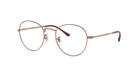 Ray-Ban Rose-Gold Prescription Glasses Frames | SmartBuyGlasses
