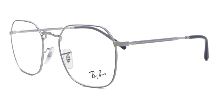 Ray-Ban RX3694V Jim 2502 Geometric Gunmetal Eyeglasses | Vision Direct ...