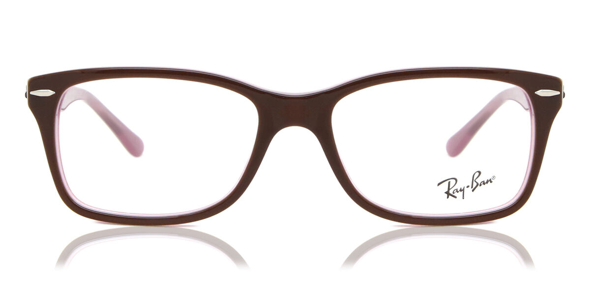Ray-Ban RX5428 2126 Eyeglasses in Brown On Pink | SmartBuyGlasses USA
