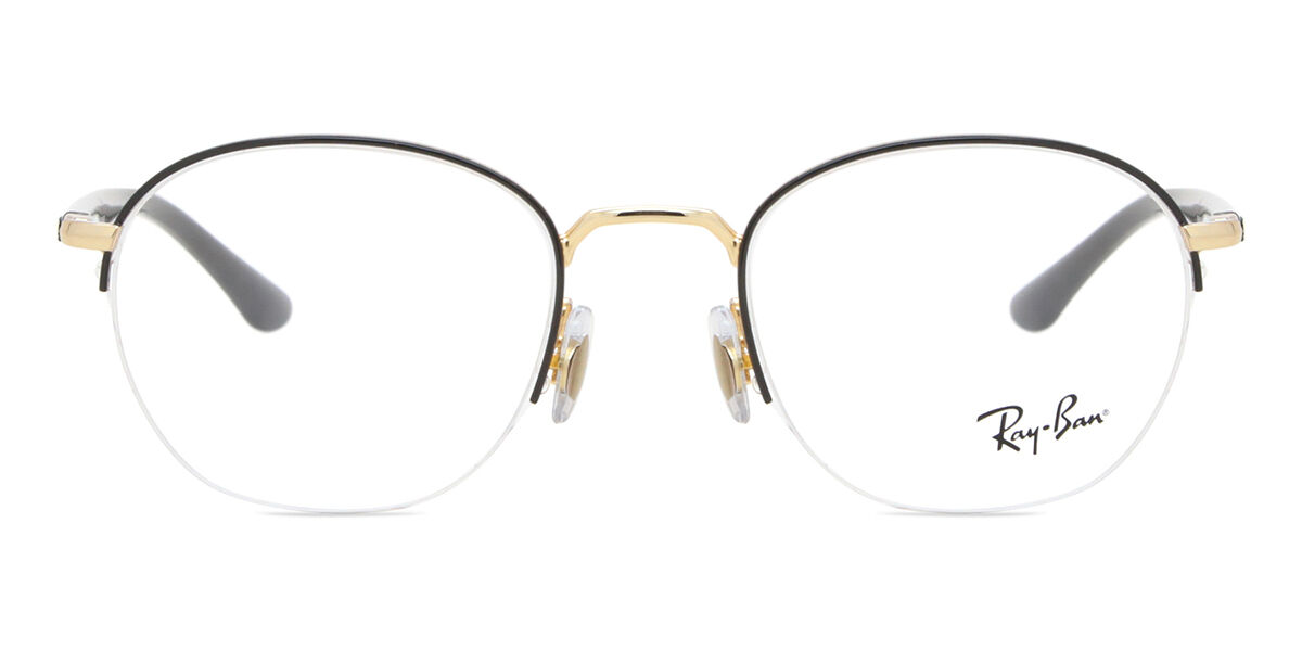 Ray-Ban RX6487 2991 Eyeglasses in Black on Gold | SmartBuyGlasses USA