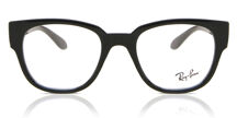 Ray-Ban RX7210 8203 Eyeglasses in Transparent Brown | SmartBuyGlasses USA