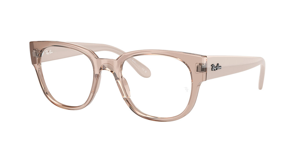 Ray Ban RX7210 8203 Eyeglasses in Transparent Brown | SmartBuyGlasses USA