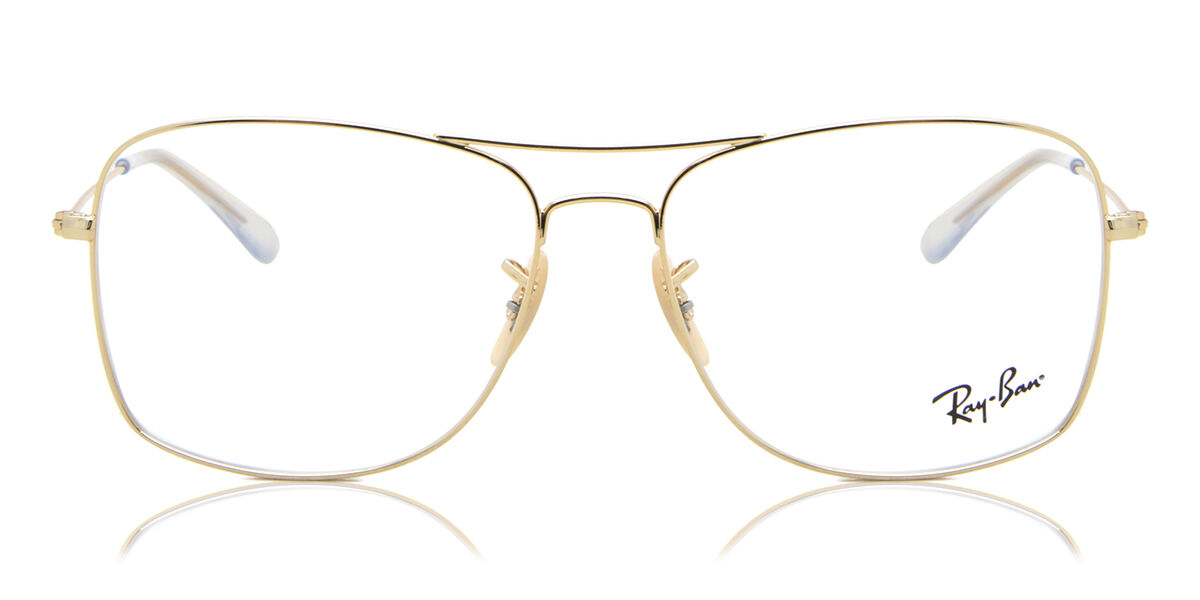 Ray-Ban RX6498 2500 Eyeglasses in Gold | SmartBuyGlasses USA