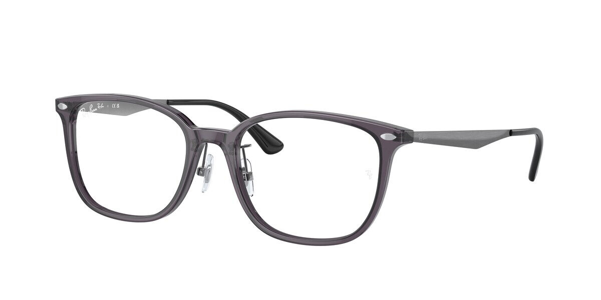 Ray Ban RX5403D Asian Fit 5920 Glasses Transparent Grey | VisionDirect ...