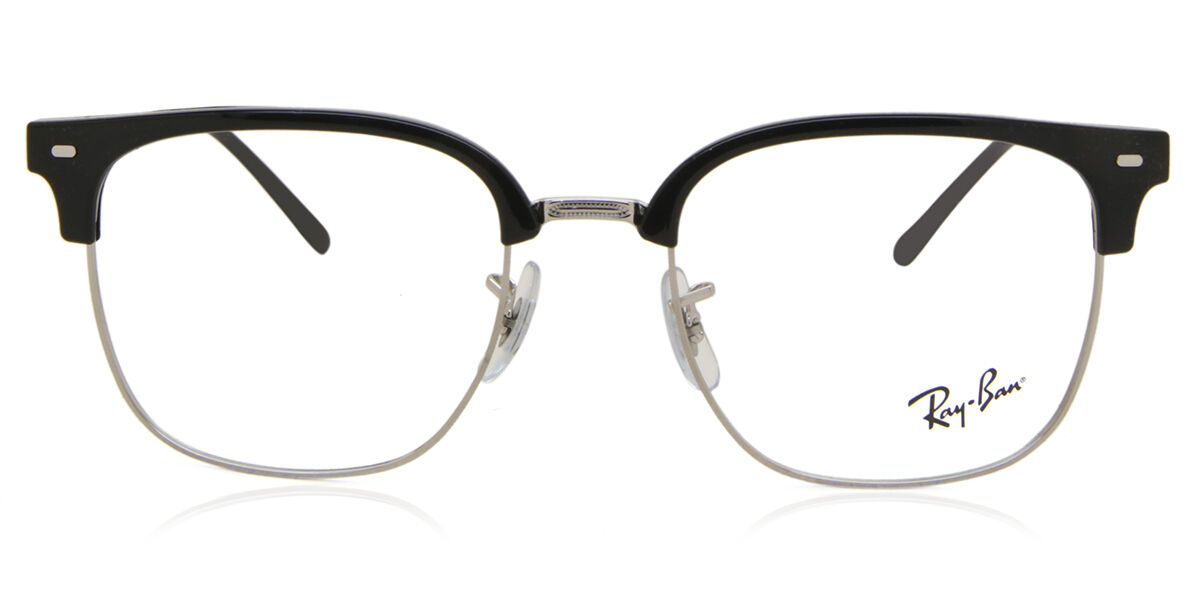 Ray-Ban RX7216F New Club Master Asian Fit 2000 Eyeglasses in Black On ...