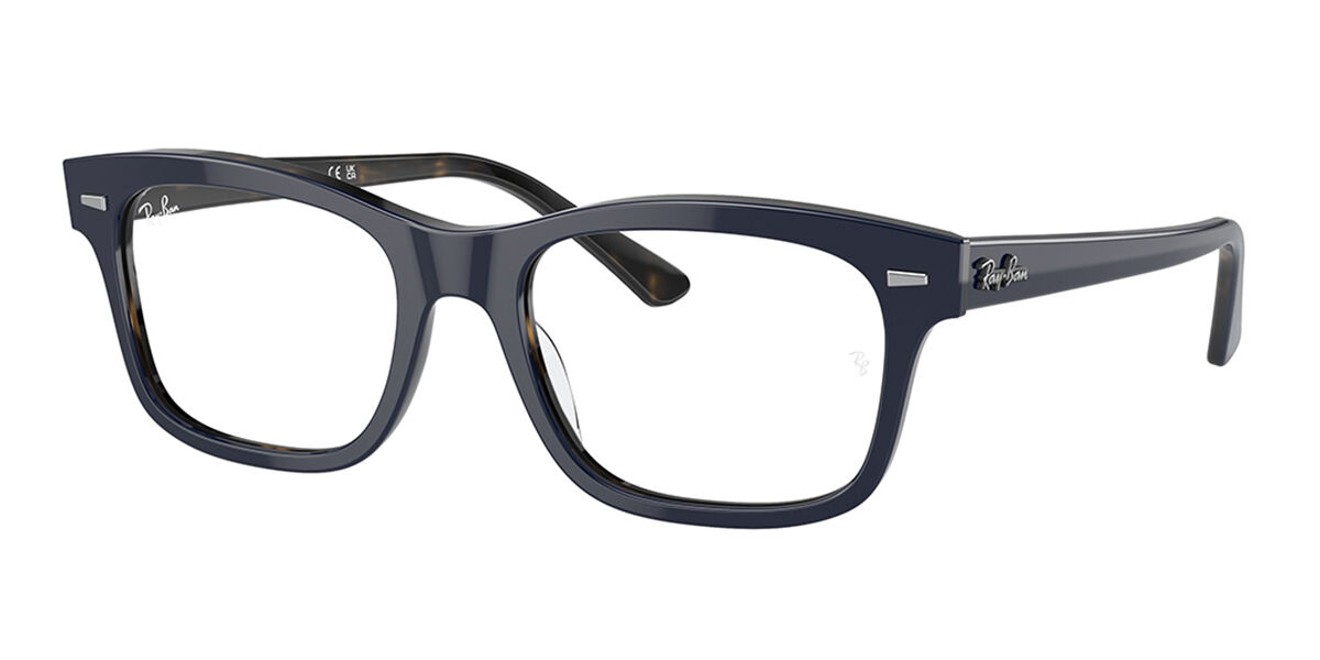 Ray-Ban RX5383 Mr Burbank 8283 Eyeglasses in Blue on Tortoise ...