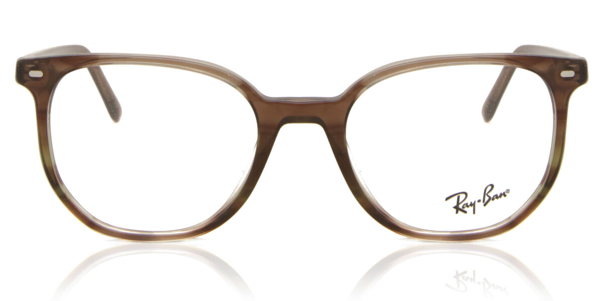 Ray-Ban RX5397 Elliot 8255 Eyeglasses in Transparent Green Brown ...