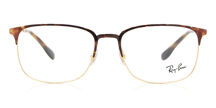 Ray-Ban RX6494 Asian Fit 3156 Eyeglasses in Burgundy on Gold ...