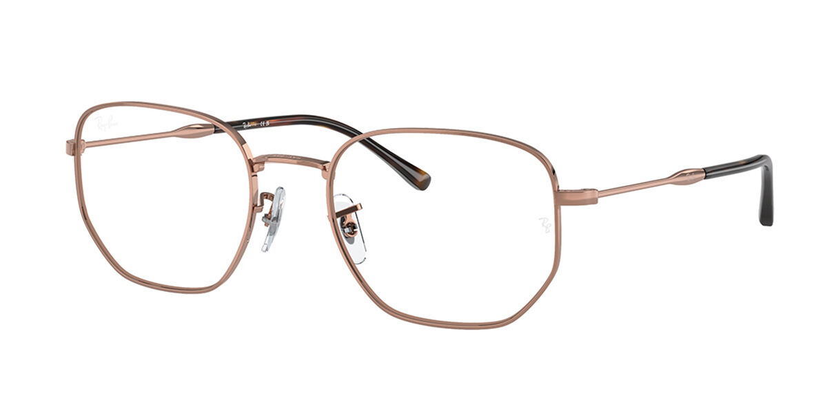 Ray-Ban RX6496 Asian Fit 3094 メガネ - Rose Gold | SmartBuyGlassesジャパン