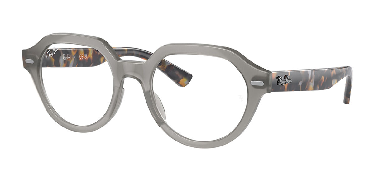 Ray-Ban RX7214 Gina 8259 Eyeglasses in Transparent Matte Grey ...