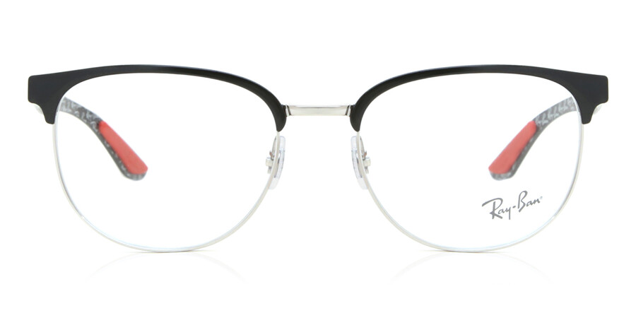 Ray-Ban RX8422 Asian Fit 2861 メガネ - Black on Silver | SmartBuyGlassesジャパン