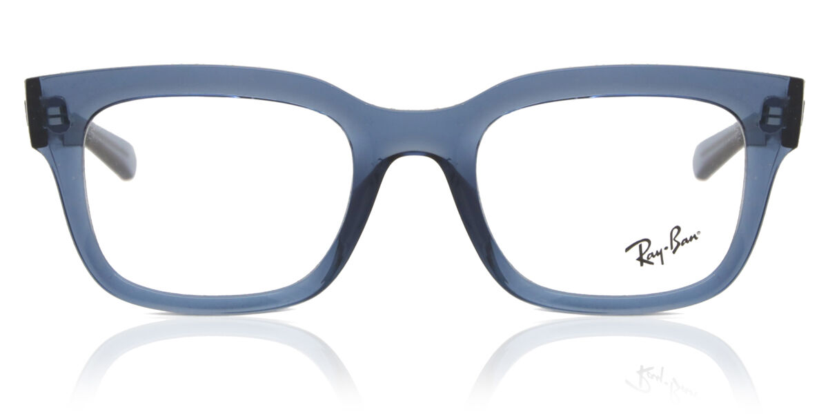 Ray-Ban RX7217 Chad 8266 Glasses Transparent Dark Blue | VisionDirect ...