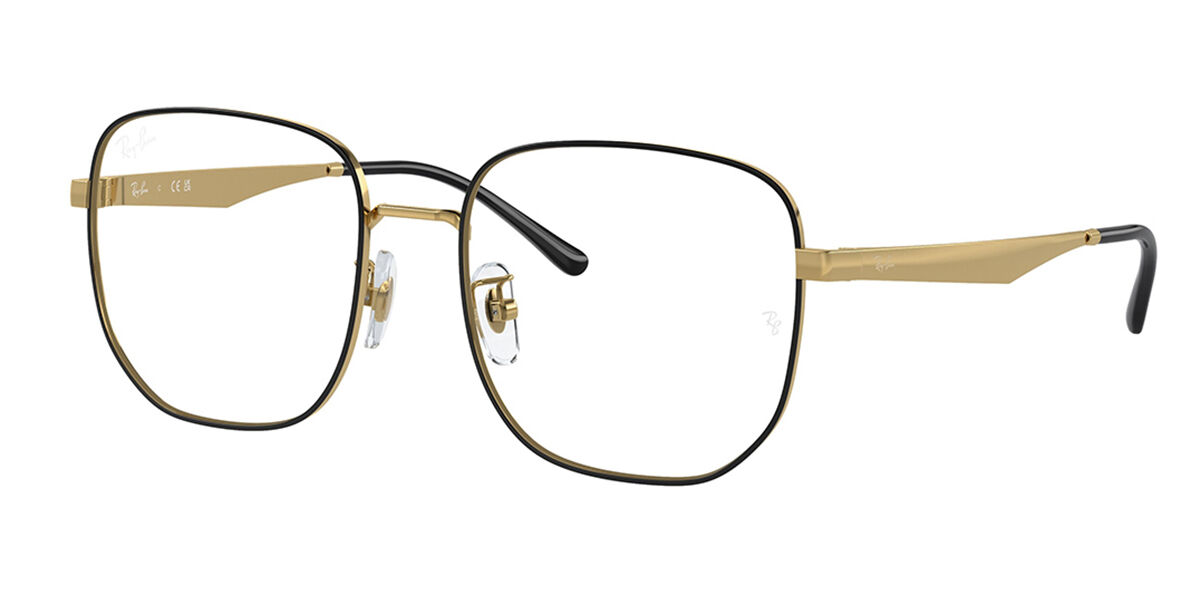 Ray-Ban RX6503D Asian Fit 2991 Glasses Black on Gold | VisionDirect ...