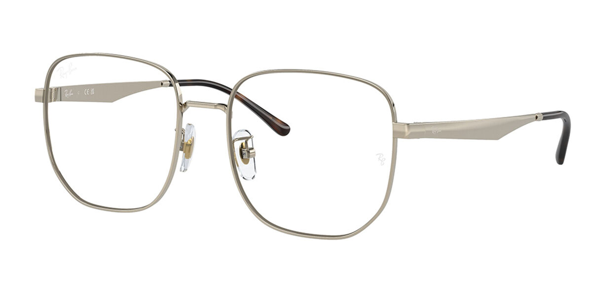 Ray-Ban RX6503D Asian Fit 2993 Eyeglasses in Light Gold ...