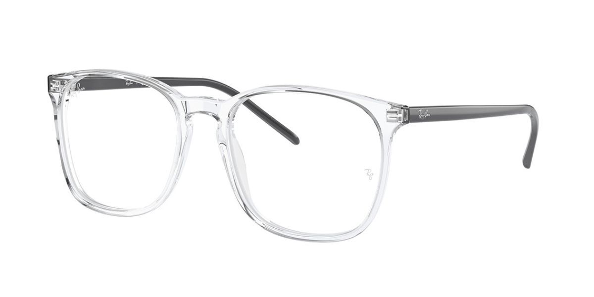 Ray-Ban RX5387 8141 Eyeglasses in Transparent Beige White ...