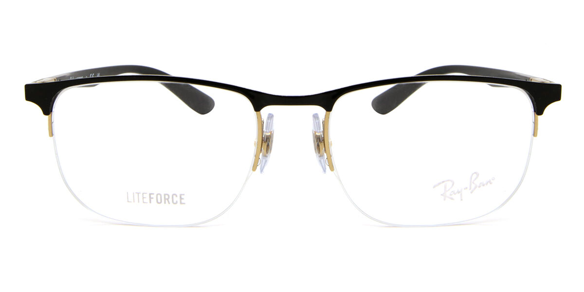 Ray-Ban RX6513 2890 Glasses Black on Gold | VisionDirect Australia