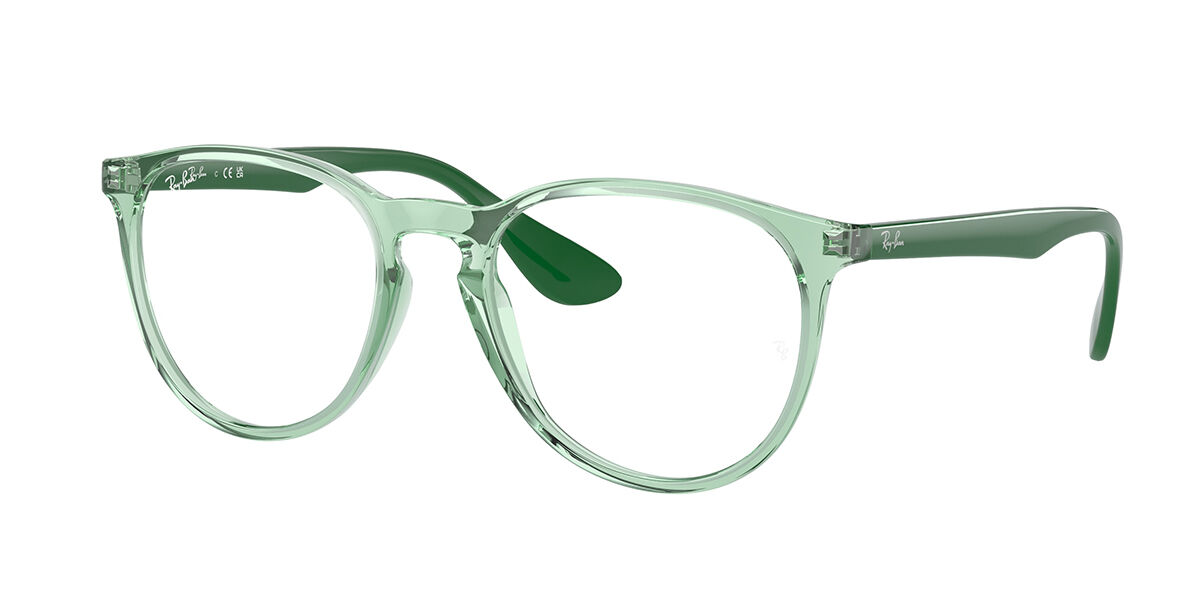Ray-Ban RX7046 Erika 8340 Eyeglasses in Transparent Green ...