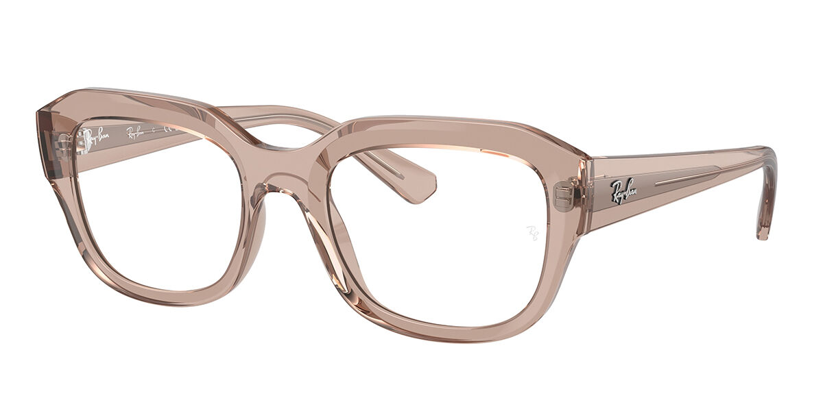 Ray-Ban RX7225 Leonid 8317 Eyeglasses in Transparent Light Brown ...
