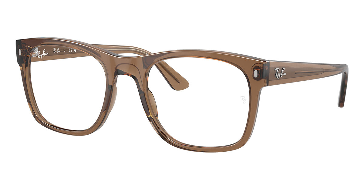 Ray-Ban RX7228 8198 Eyeglasses in Transparent Light Brown ...