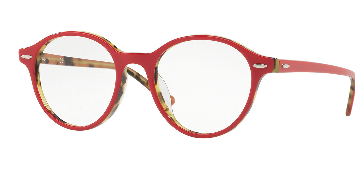 Ray-Ban RX7118F Asian Fit 5714 Glasses Red | SmartBuyGlasses Canada